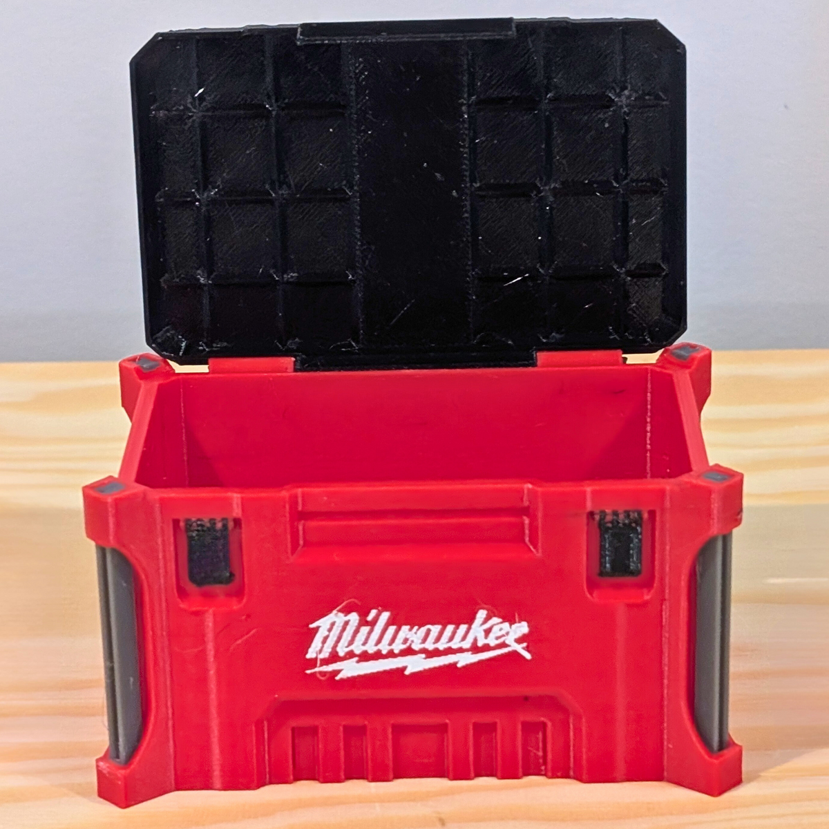 Mini Milwaukee Packout Style Box | General Stash Container with Lid an ...