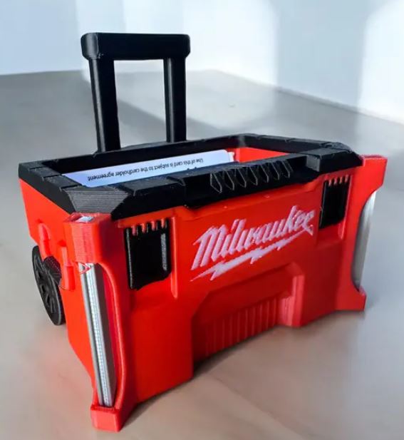 Milwaukee Packout Business Card Display | Desk Caddy | Stash Container ...